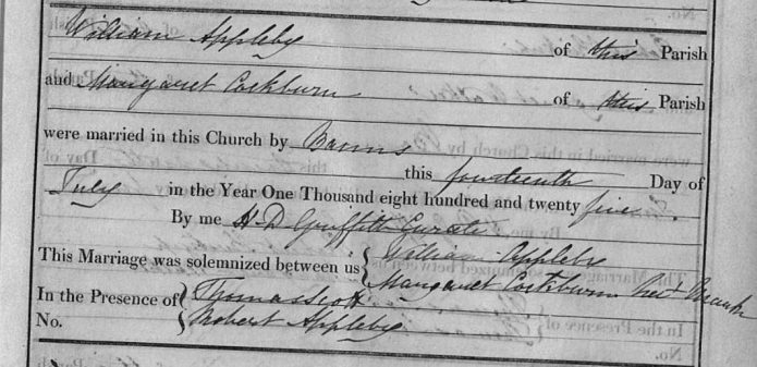 William Appleby, 1800-1858 – Ransom History