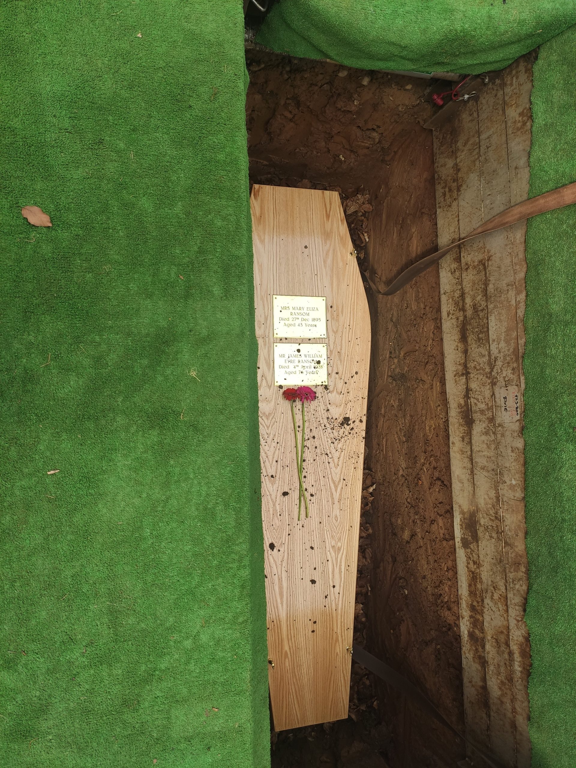 The reburial of James and Mary Ransom – Ransom History